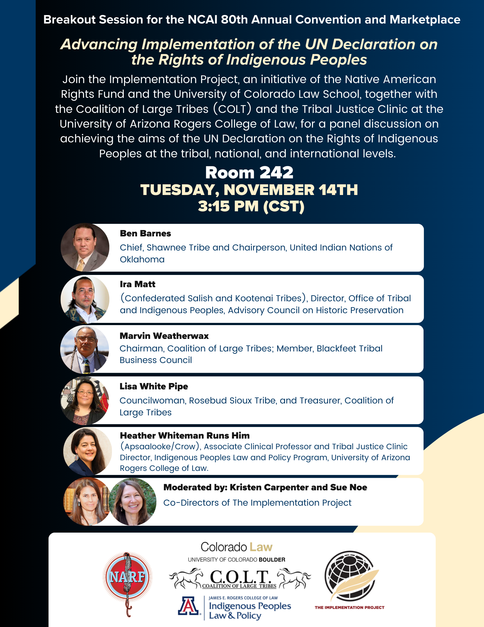 2023 NCAI Breakout Session features COLT Board Members | Coalition of ...